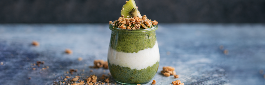 Matcha Chia Pudding Parfait Landscape-1400x450 - Lifeway Kefir