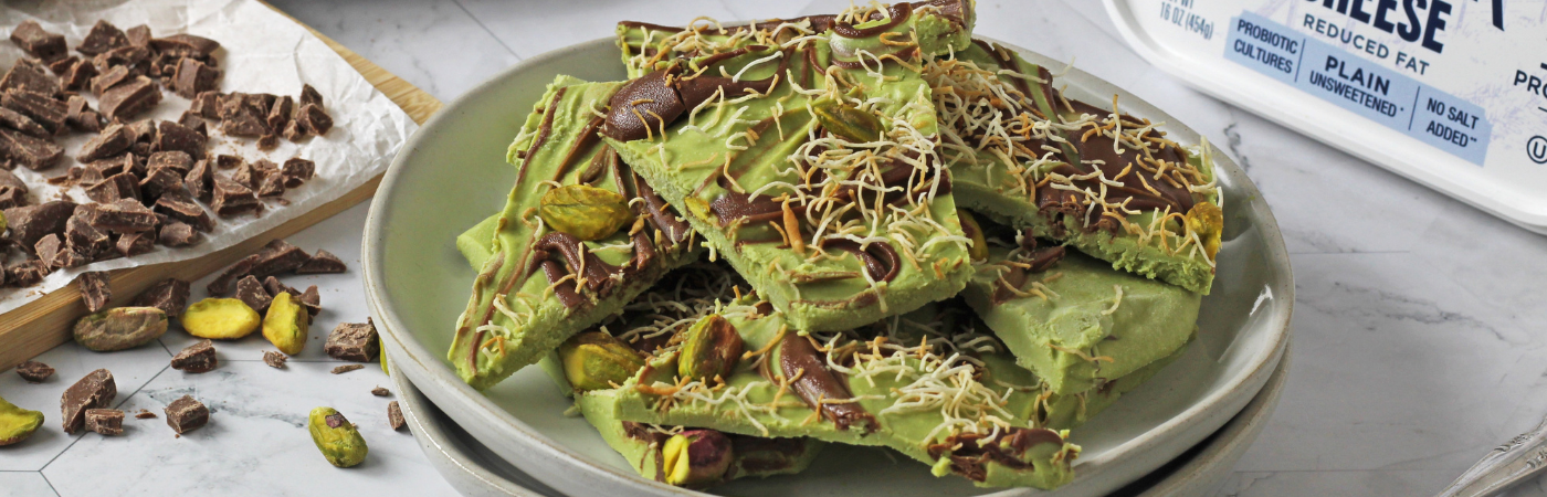 Dubai Chocolate Protein Bark