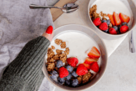 Honey Vanilla Kefir Breakfast Bowl made with Lifeway Kefir - Lifeway Kefir
