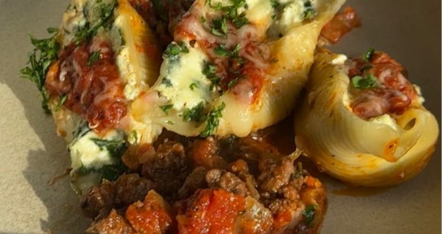 Spinach and Farmer Cheese Stuffed Shells made with Lifeway - Lifeway Kefir